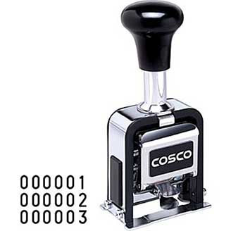 Ideal® 32067 - Automatic Numbering Machine - 6 Wheel